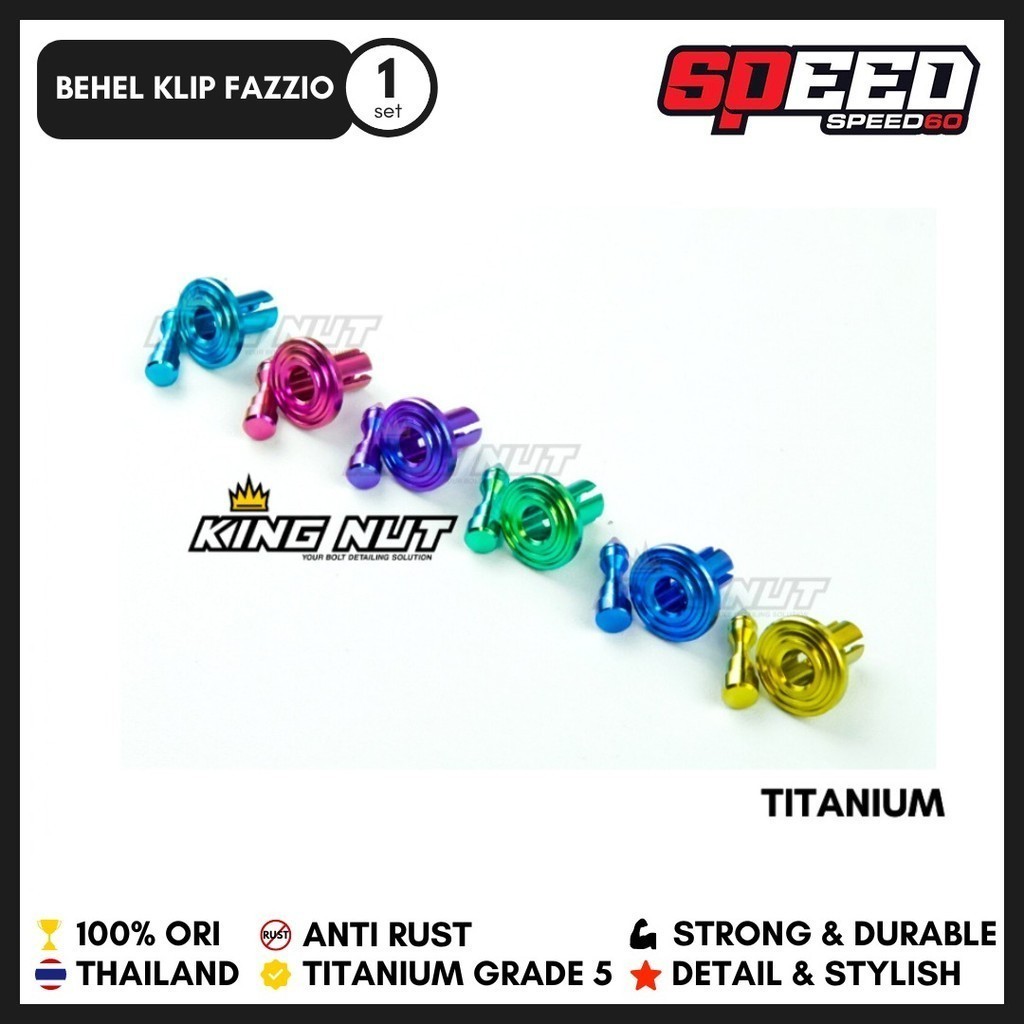 Behel Klip Yamaha Fazzio Behel Titanium Grade 5 Probolt Thailand King ...