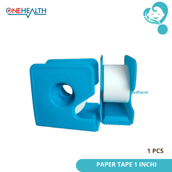Onehealth Plester Luka Paper Tape Isopore Micropore Plesterin Kertas ...
