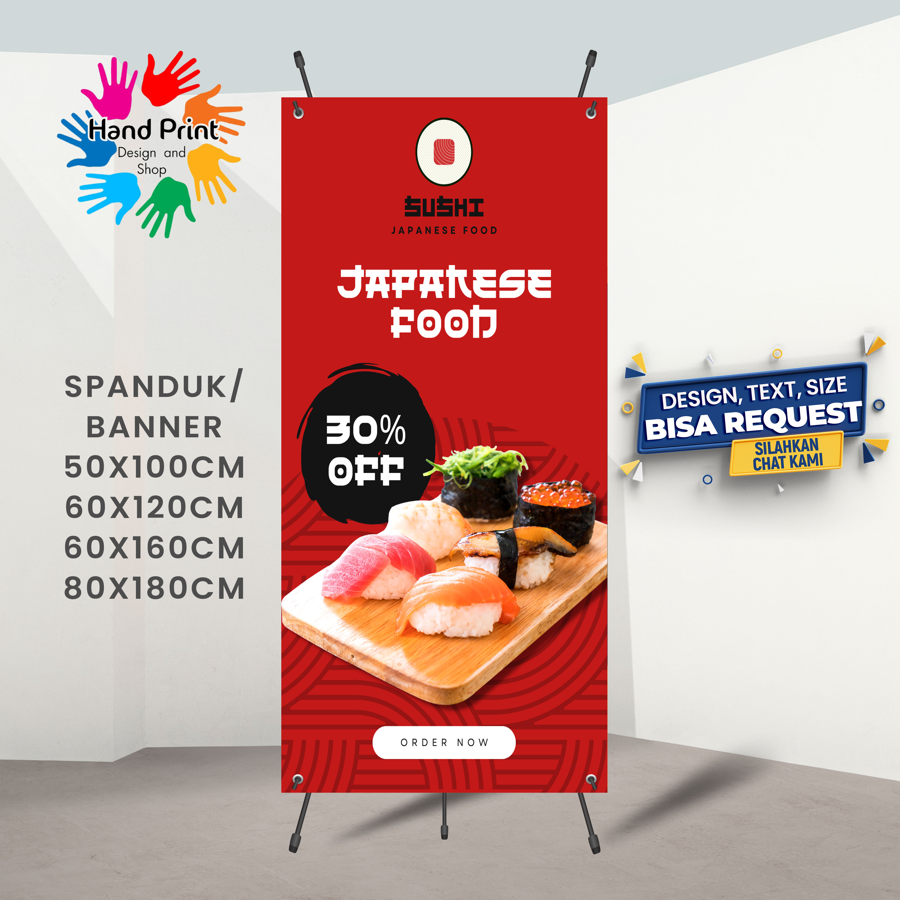 SPANDUK BANNER Aneka Sushi Makanan Jepang Kimbab Makanan Bisa Request ... SPANDUK BANNER Aneka Sushi Makanan Jepang Kimbab Makanan Bisa Request ...