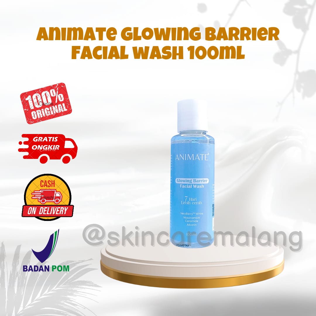 ANIMATE GLOWING BARRIER FACIAL WASH 100ML | Lazada Indonesia