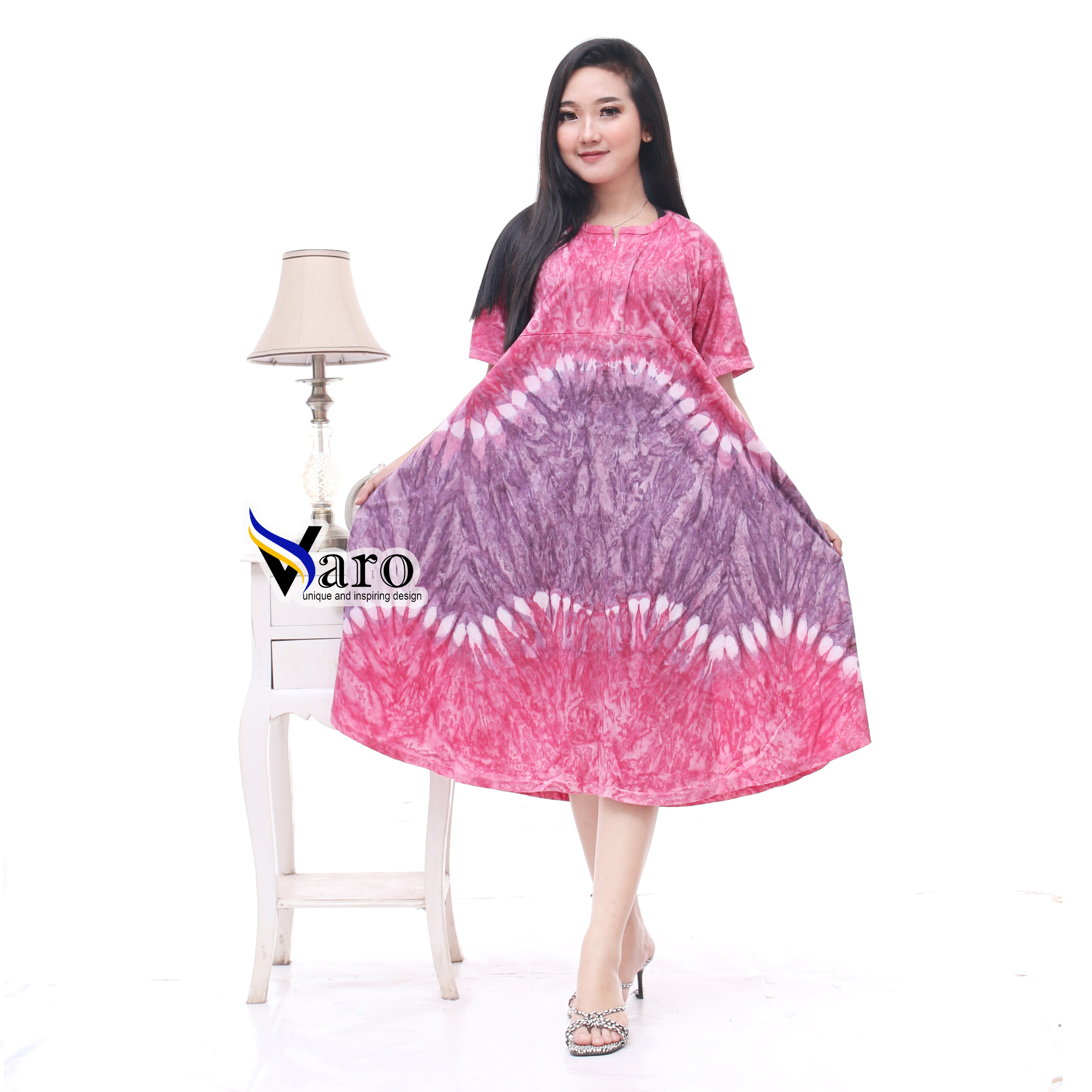 Daster Kaos Tie Dye Busui JUMBO ombak | Lazada Indonesia