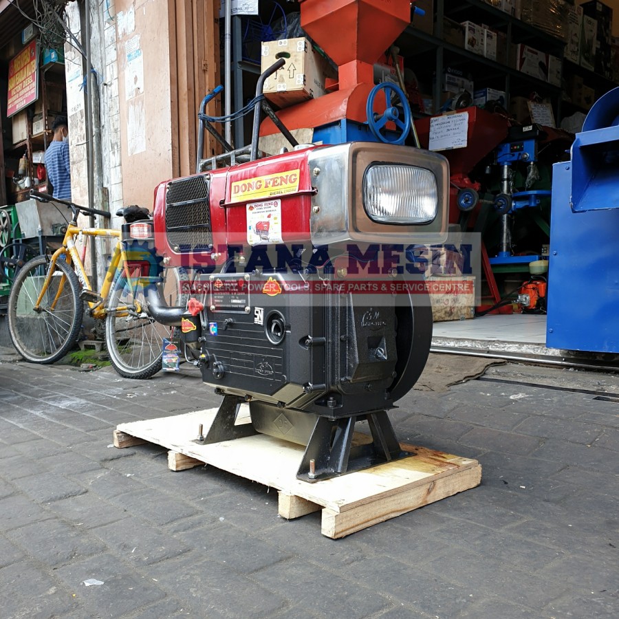 MESIN DIESEL PENGGERAK SERBAGUNA 16PK RADIATOR DONGFENG S1100N | Lazada ...
