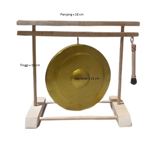 miniatur alat musik tradisional gong A2 | Lazada Indonesia