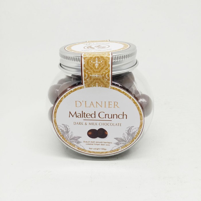 D'LANIER MALTED CRUNCH MILK & DARK CHOCOLATE SURABAYA | Lazada Indonesia