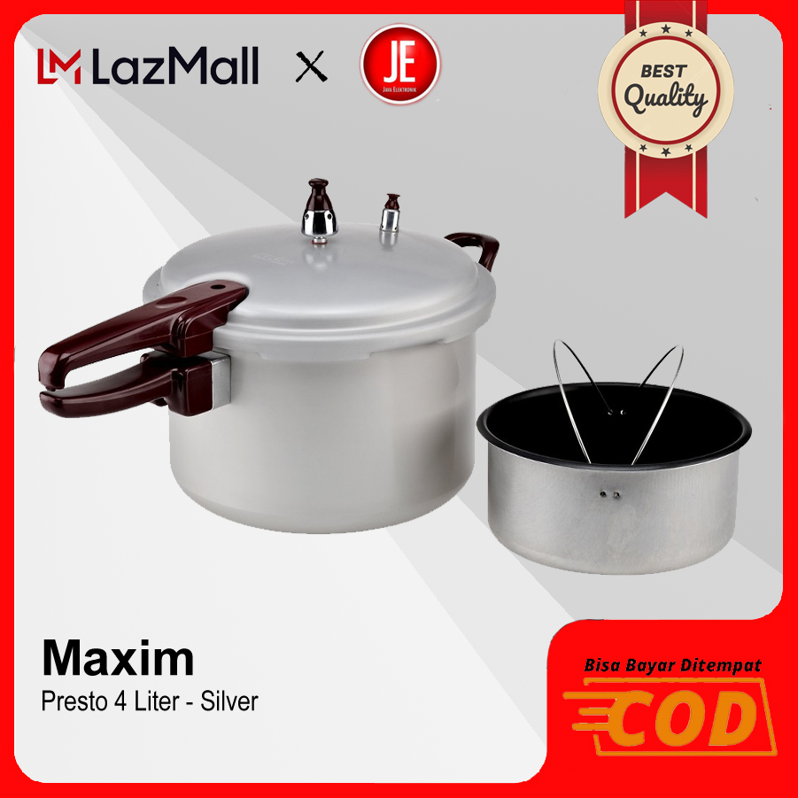 Maxim Presto 4 Liter - Silver | Lazada Indonesia