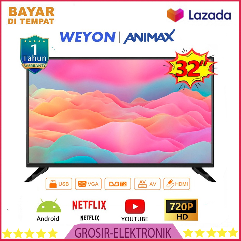 Weyon TV LED 32 inch Full HD Ready Smart TV Televisi | Lazada Indonesia