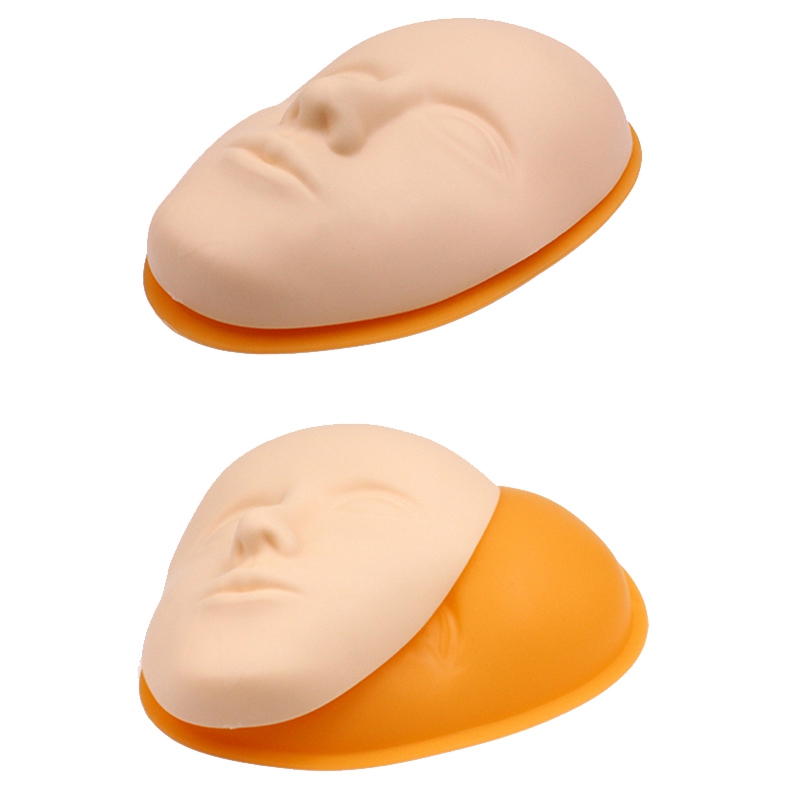 4Pcs Semi-Permanent Tattoo Practice Leather Human Face Fake Face ...
