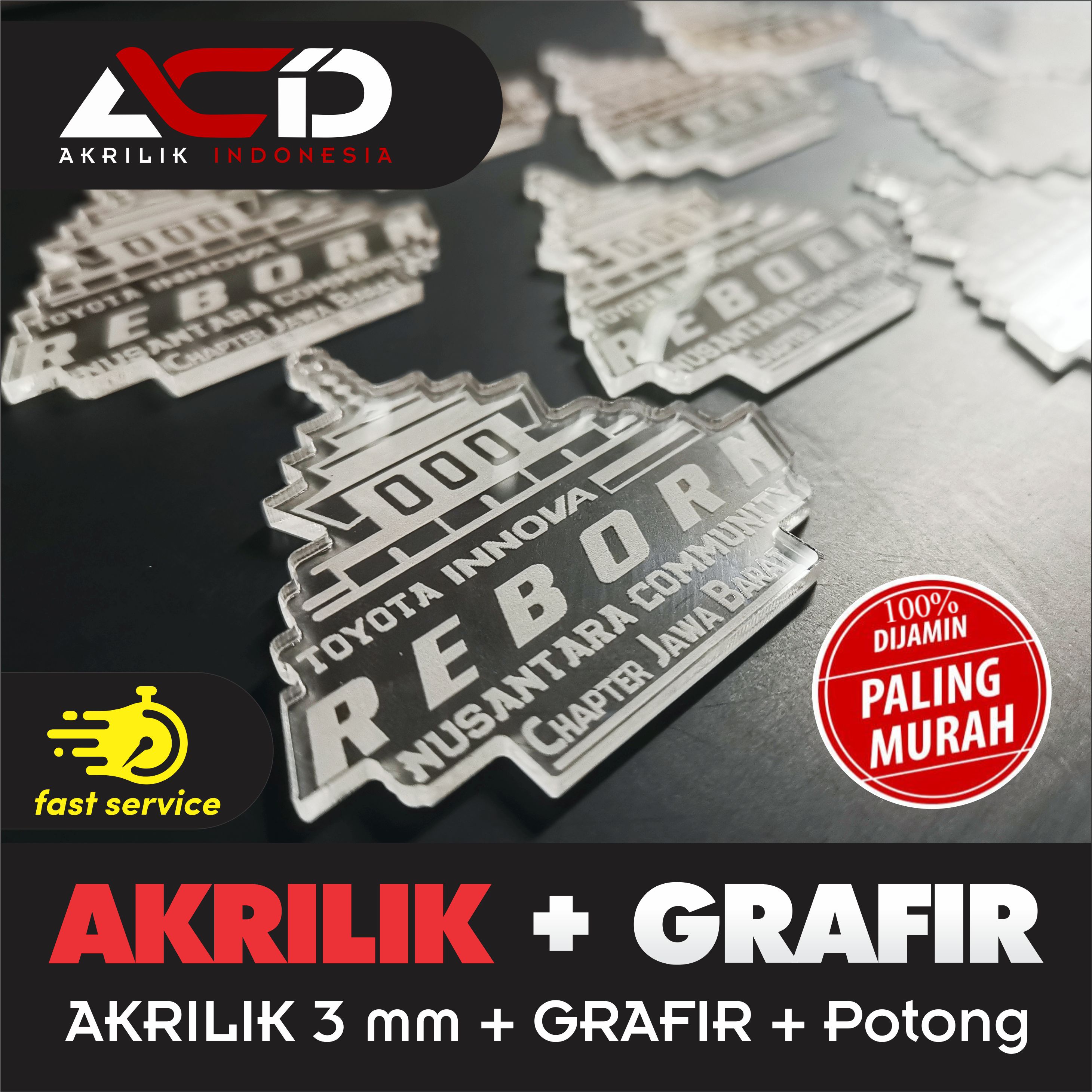 JASA LASER CUTTING / JASA GRAFIR ACRYLIC - TERMURAH | Lazada Indonesia