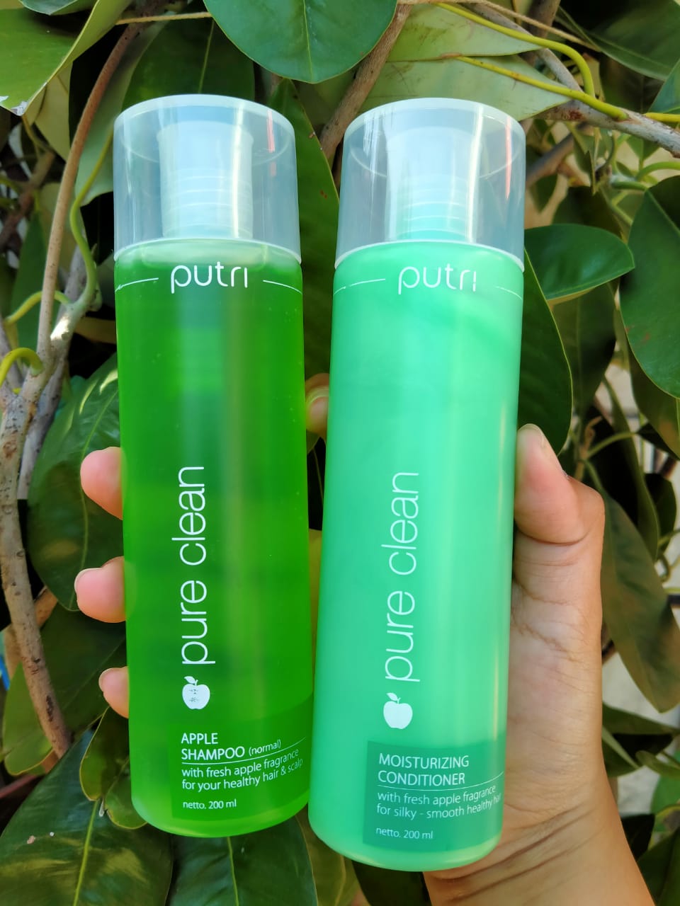 Paket Perawatan Rambut Putri (Shampoo + Conditioner) Hijau | Lazada ...