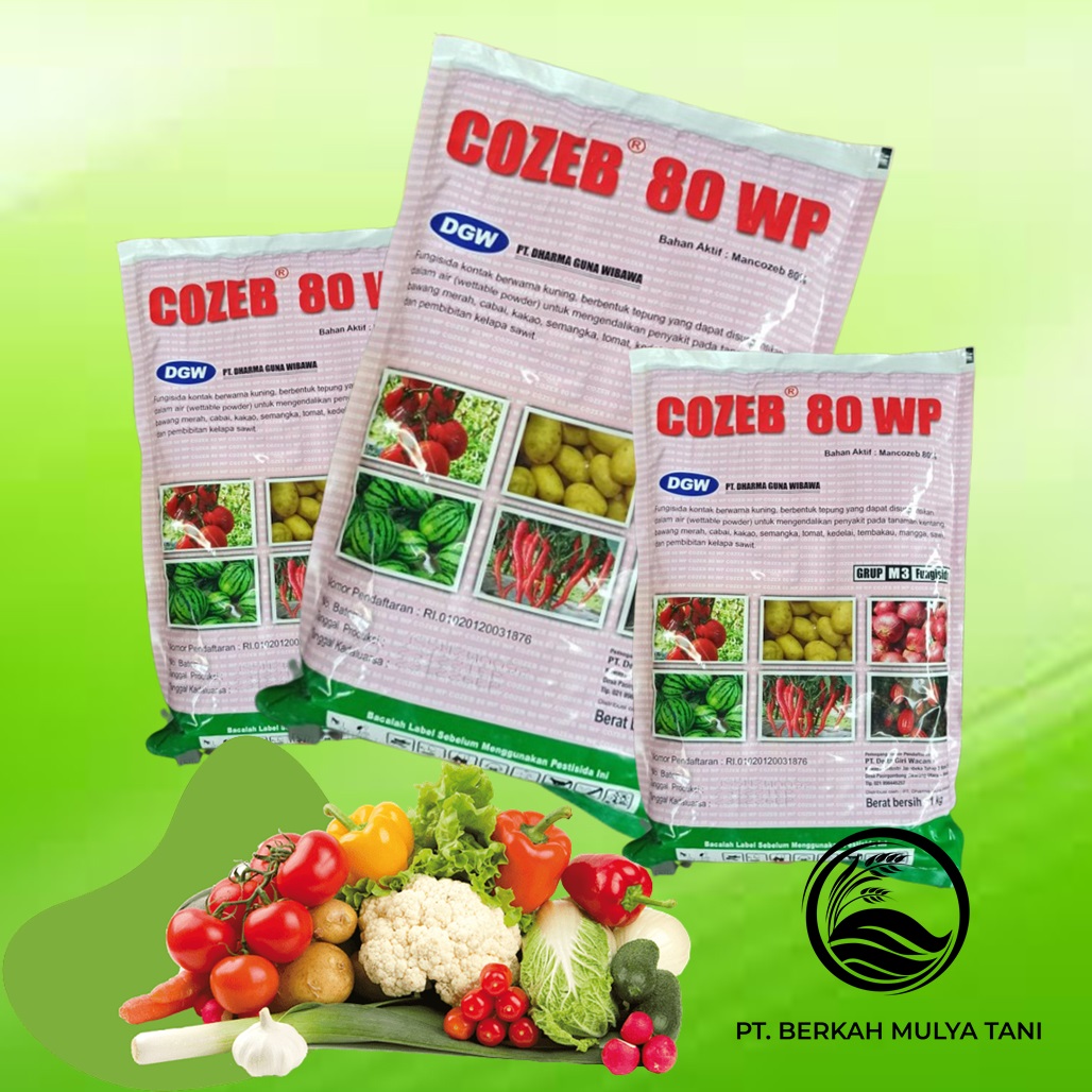 Fungisida Mankozeb Cozeb 80 wp 1 Kg Original DGW | Lazada Indonesia