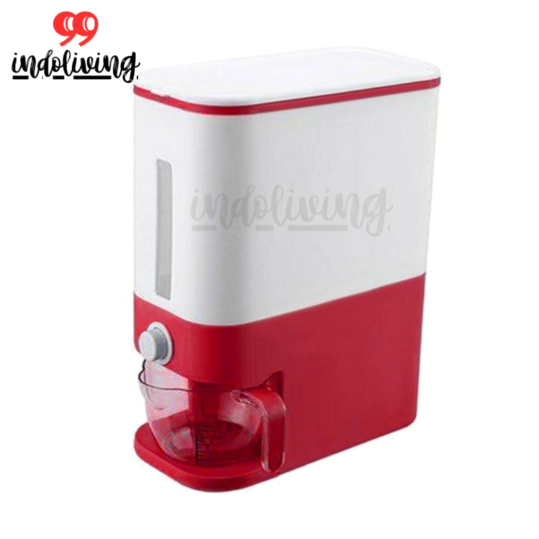 Dispenser Beras Otomatis 12 kg Rice Box Automatic | Lazada Indonesia