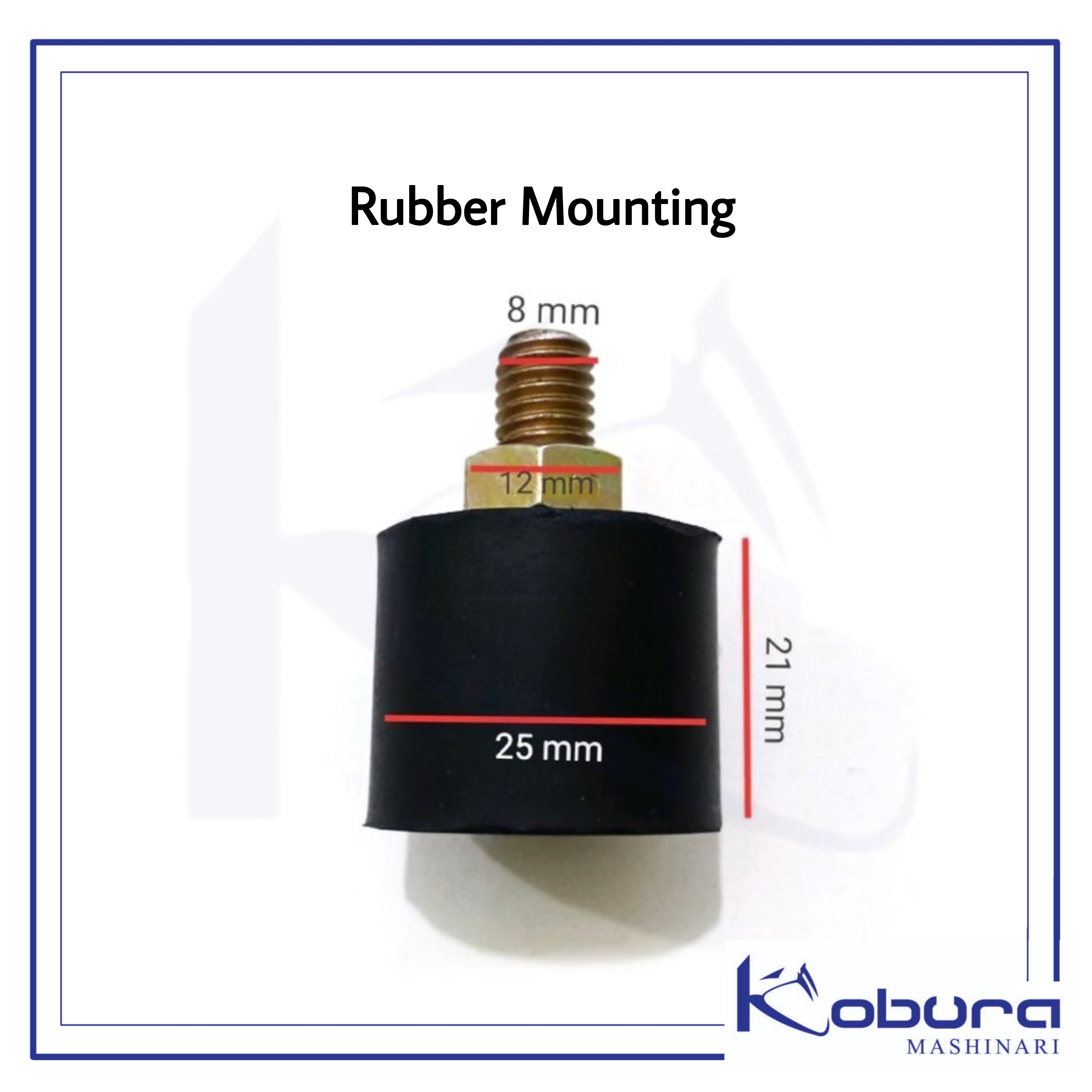 Rubber Mounting Karet Mounting Multifungsi Serbaguna Tahan Getaran ...