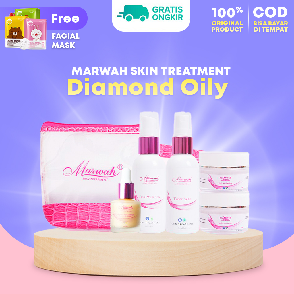 Marwah Skincare Paket All Varian - Diamond Bright Tea Tree - Diamond ...