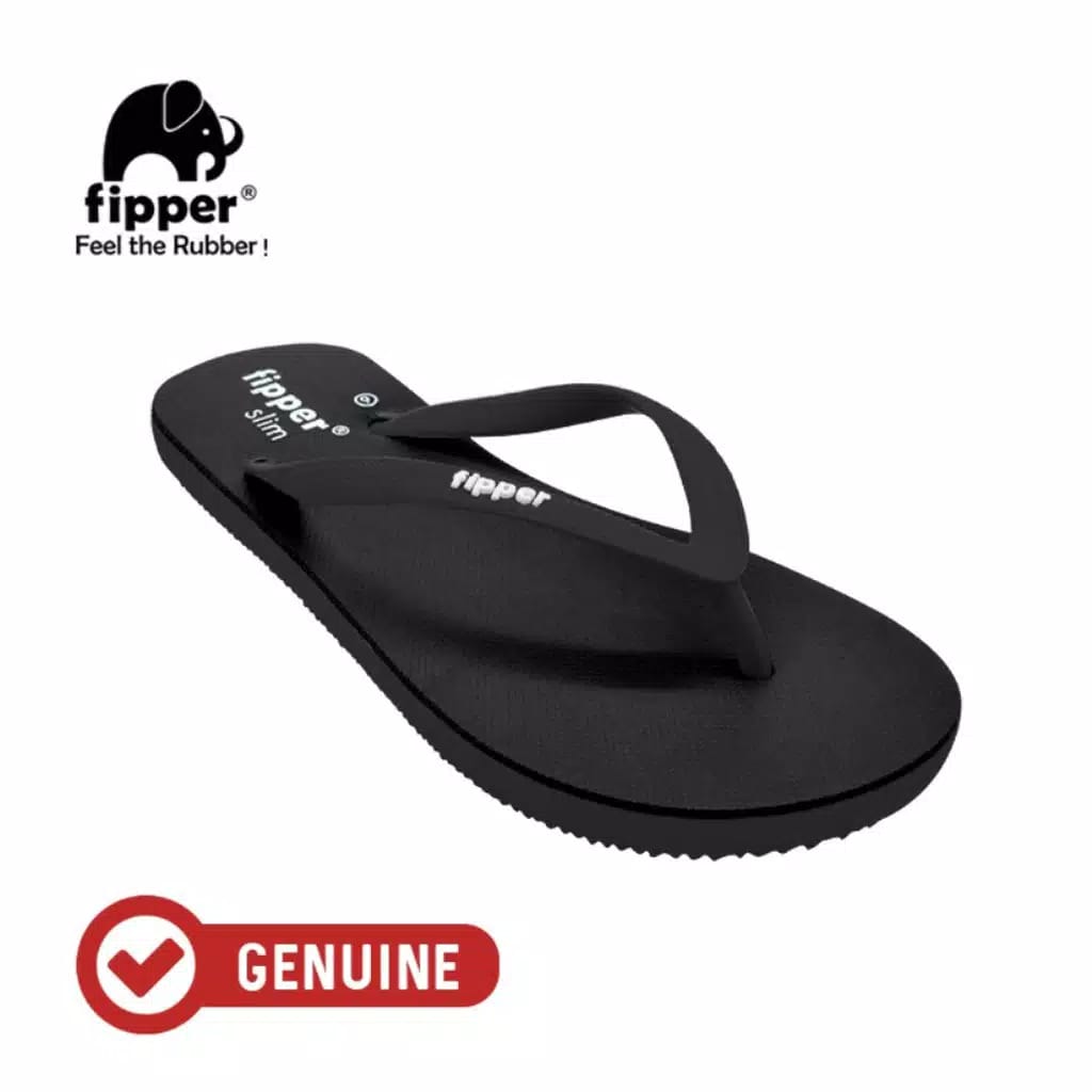 Fipper Slim Black/Black | Lazada Indonesia