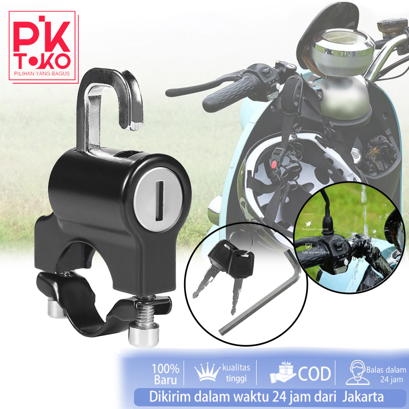 Gembok Helm Anti Maling Kunci Helm Motor Anti Kunci Pengaman Helm Motor ...