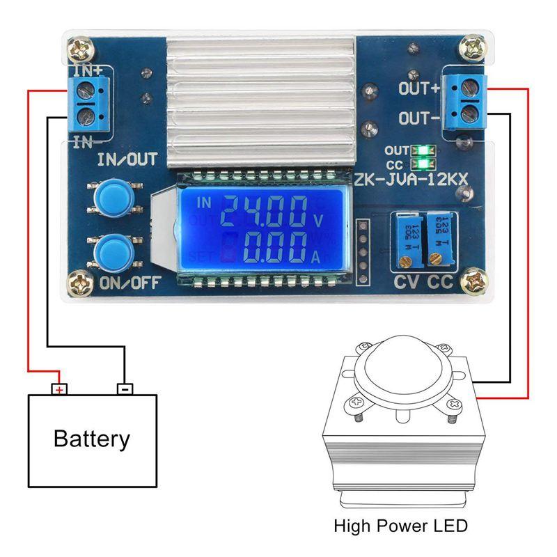 DC 0-32V 12A Constant Voltage Current LCD digital Voltage Current ...