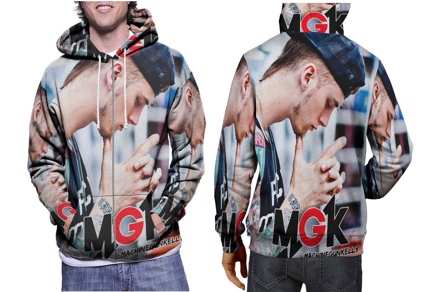 New Hoodie Machine Gun Kelly MGK 02 | Lazada Indonesia