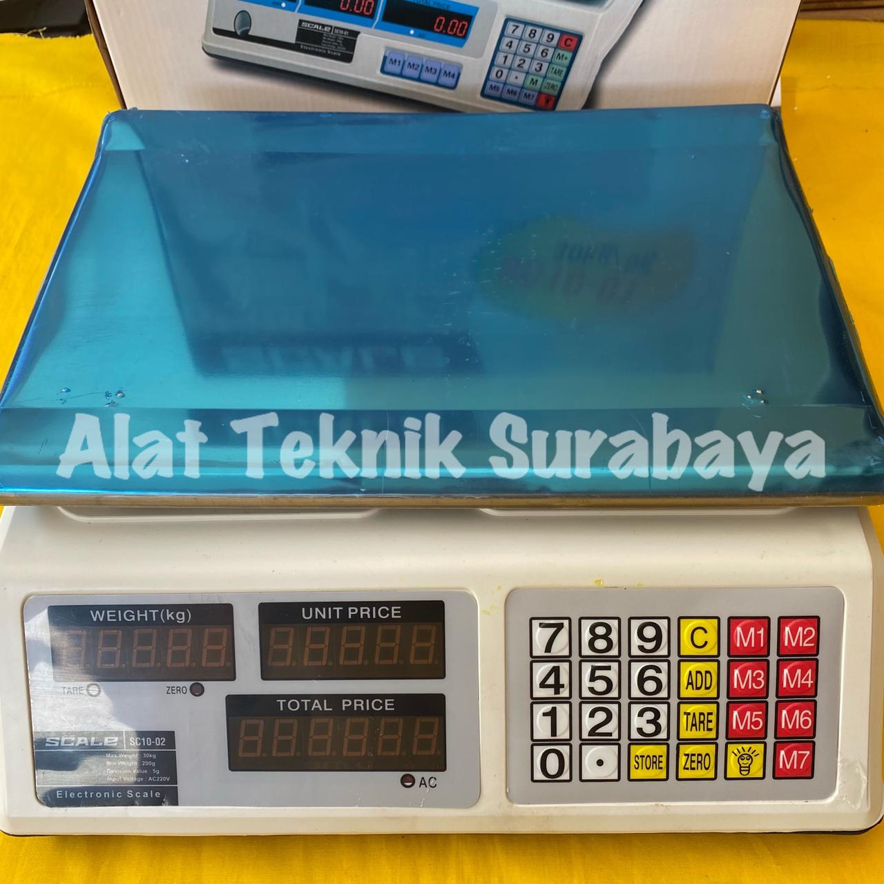 TIMBANGAN DIGITAL SCALE 30 KG / 5 G / SC10-02 / ELECTRONIC SCALE 2 ROW ...