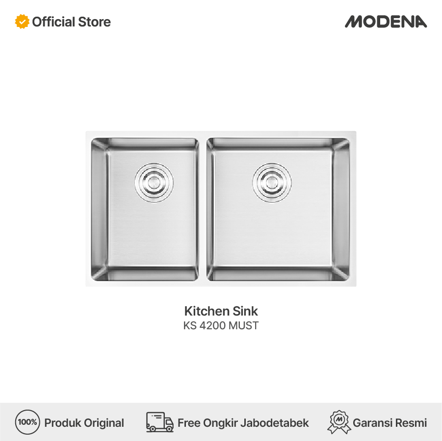 MODENA Kitchen Sink - KS 4200 MUST | Lazada Indonesia
