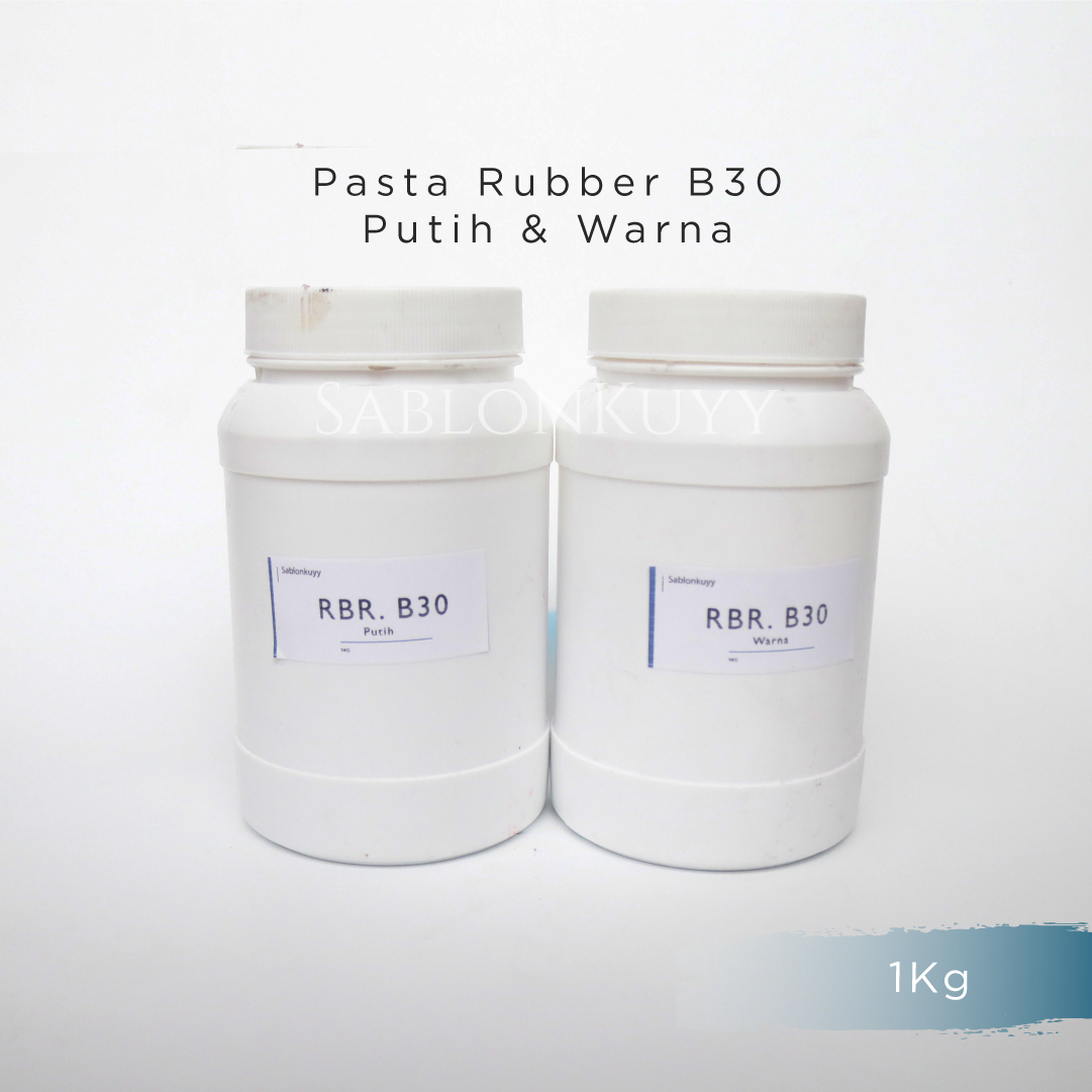 PASTA TINTA RUBBER SABLON Super White Putih / Warna Sablon - 1kg ...