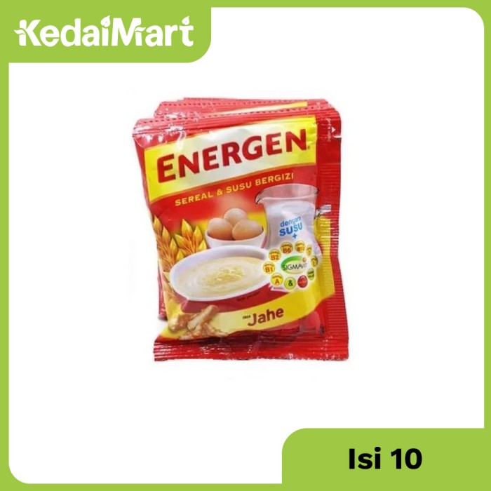 Energen Sereal Rasa Jahe Renceng Isi 10 x 32 Gram | Lazada Indonesia