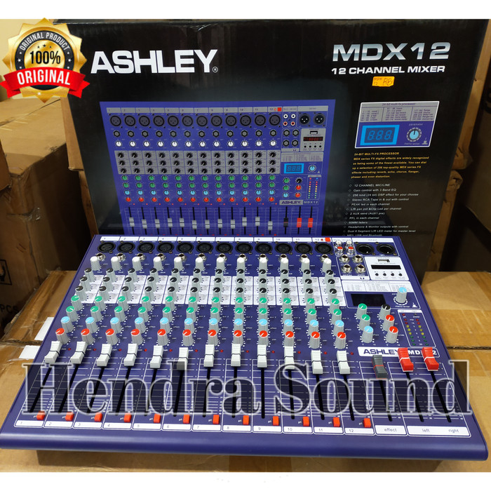 Mixer ASHLEY MDX 12 / MDX12 / MDX-12 (ORIGINAL) | Lazada Indonesia