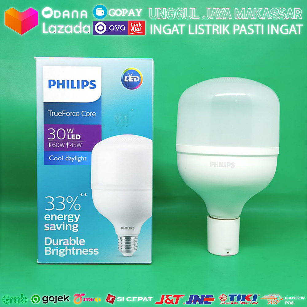 LAMPU PHILIPS LED 30 WATT KAPSUL CAPSULE LED TFORCE - PUTIH UJ0054 | Lazada Indonesia