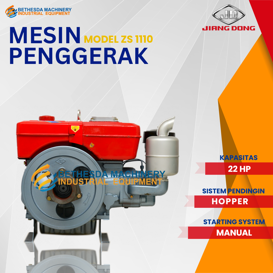 Mesin Diesel 22Hp Jiangdong Engine ZS 1110 Hopper 22 Hp mesin penggerak ...