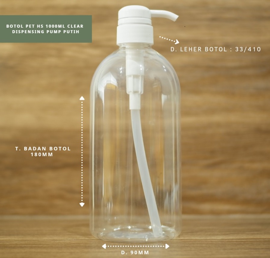 Botol Pump 1 Liter 1000 ml / Botol Pump 1000ML | Lazada Indonesia