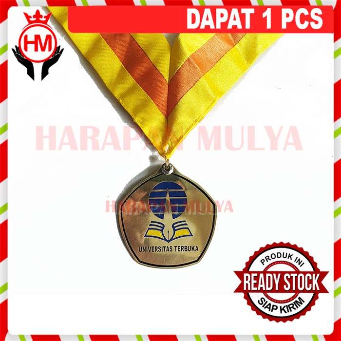 Medali Wisuda Universitas Terbuka Medali UT Medali Kelulusan Custom - Harapan Mulya / 1 pcs ...