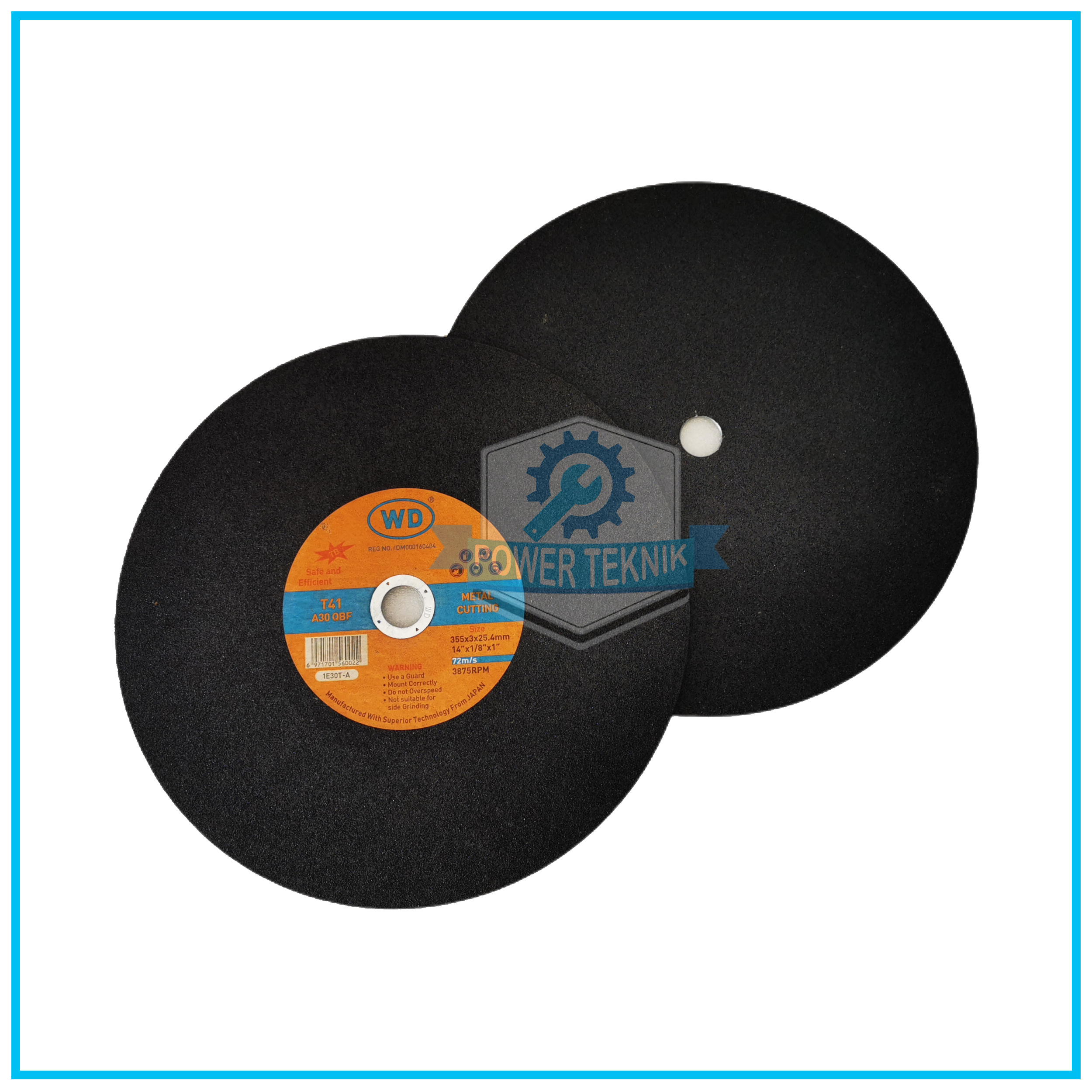 WD Batu Gerinda Potong 14 Inch Cutting Wheel / Mata Gurinda Potong Besi ...