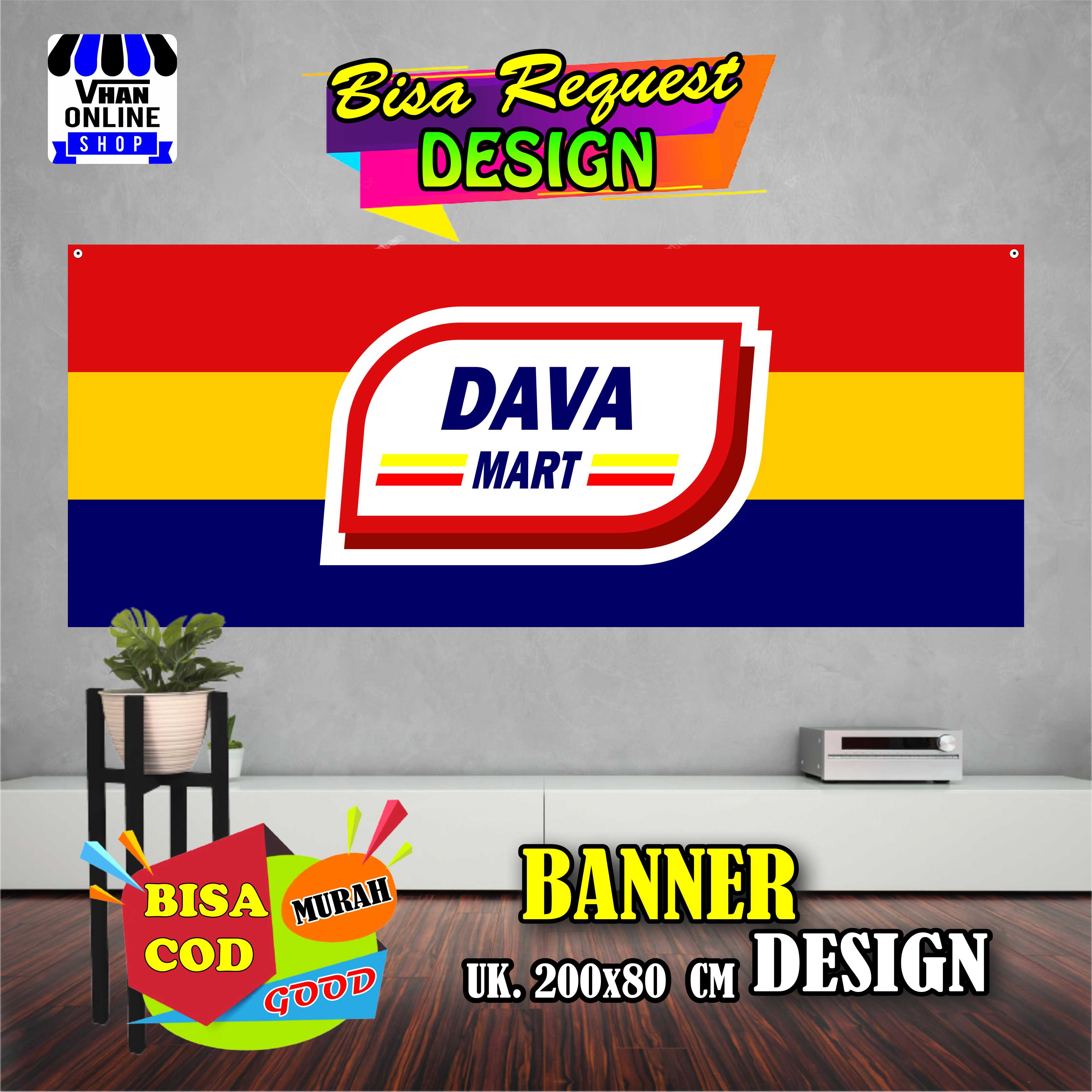 Spanduk Banner Warung, Toko Model Design Minimarket Keren Simple ...
