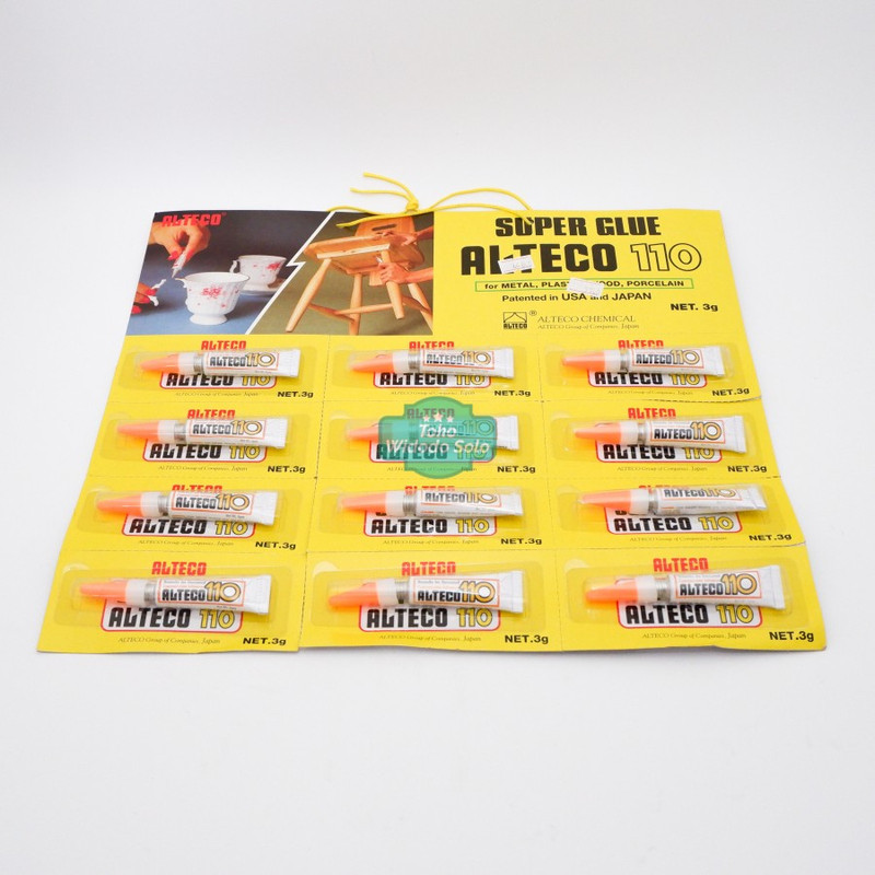 Lem Super Glue Alteco 110 Lem Super Kuat Serba Guna - 12 Buah | Lazada Indonesia