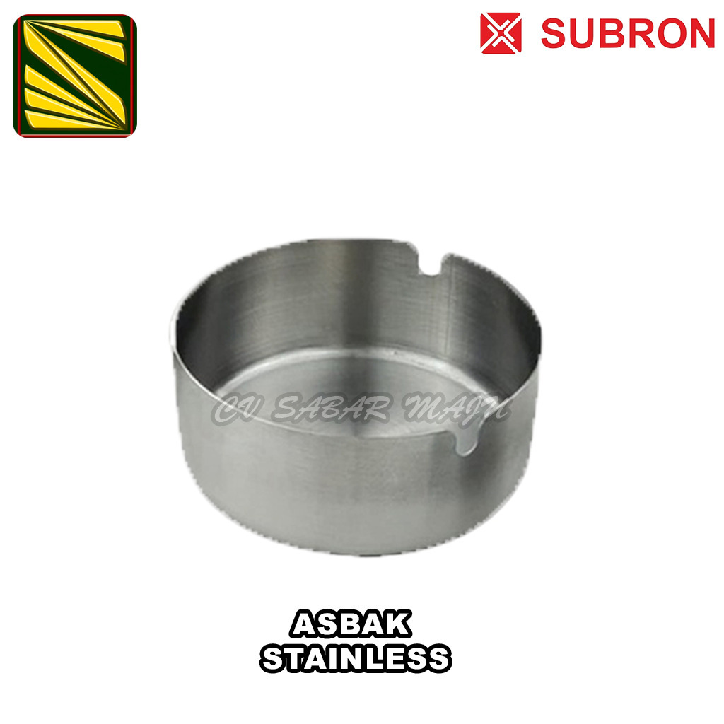 Subron Asbak Stainless Steel , Asbak Rokok Tebal | Lazada Indonesia