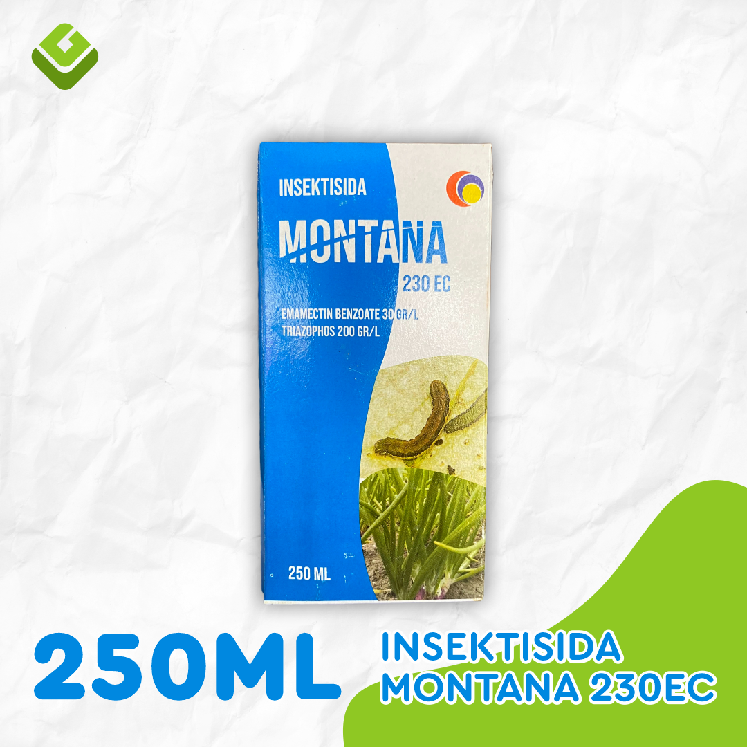 Insektisida Montana 250ml - Emamektin + Triazofos - Pengendali Ulat ...