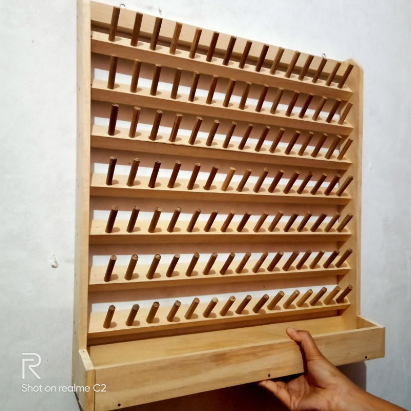 rak penyimpanan benang jahit 105 stik | Lazada Indonesia