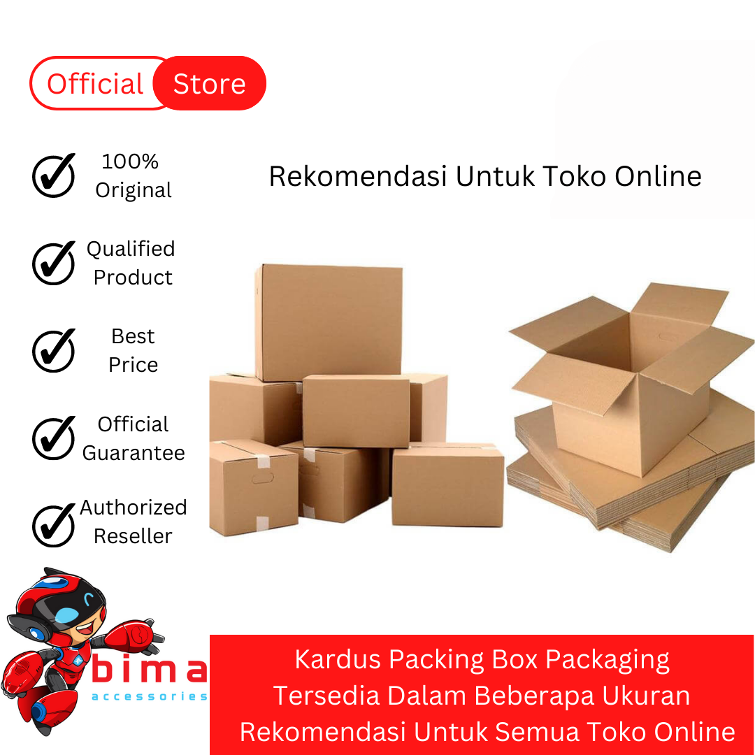 Kardus Packing Box Packaging Kotak Paket Kemasan Kado Kecil - Besar ...