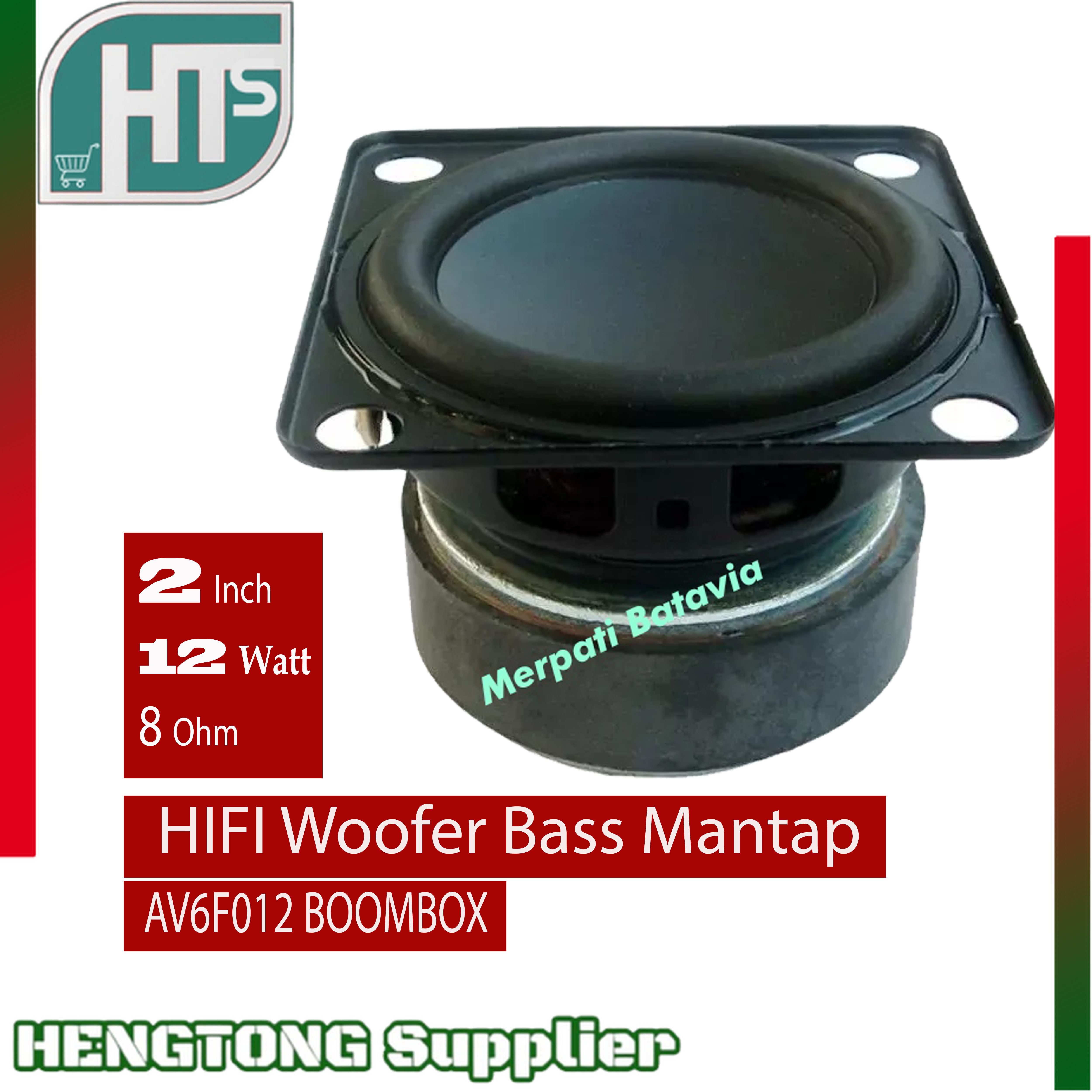 Speaker SubWoofer 2 Inch FullRange 12 Watt HIFI 8 ohm LOW BASS 12W ...