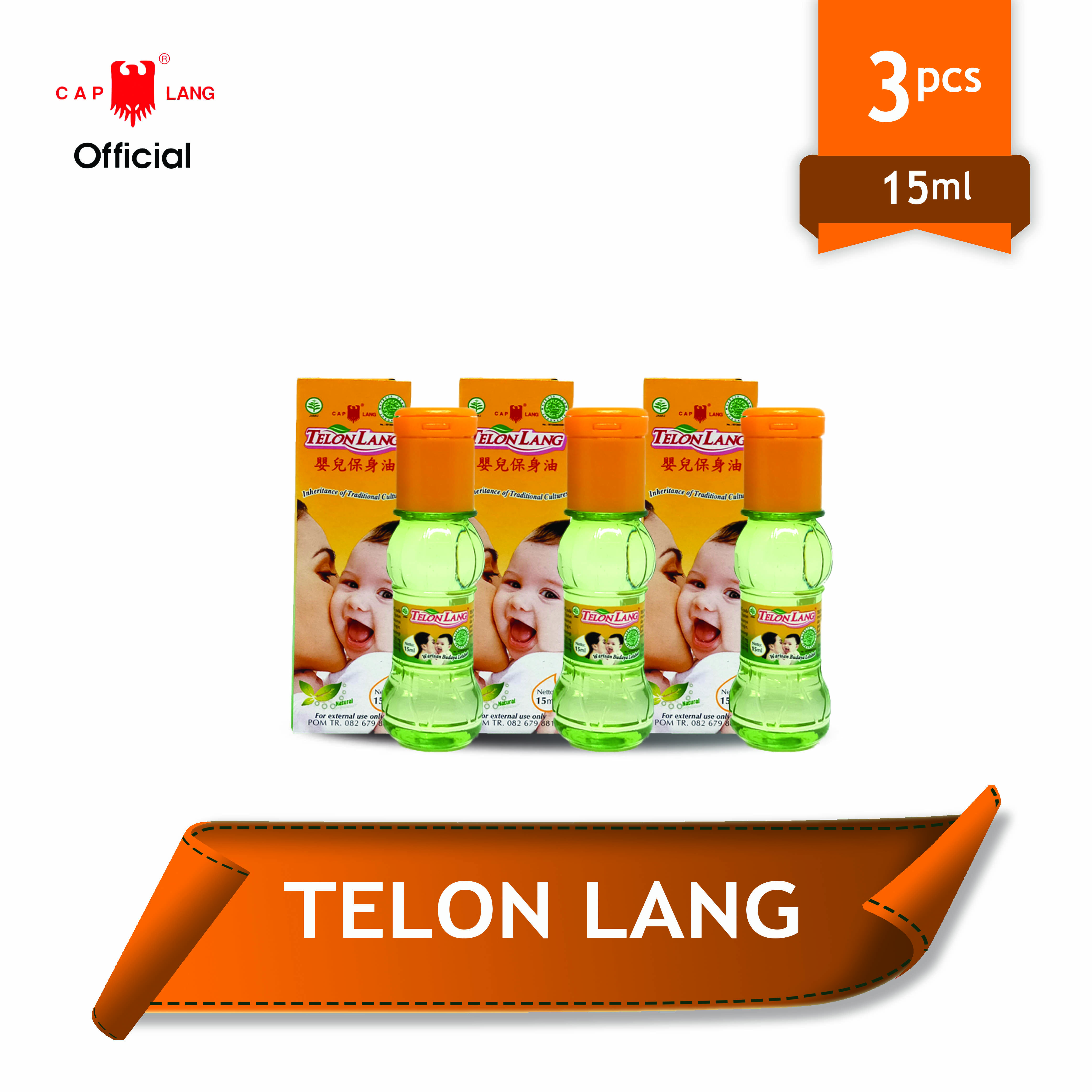 Cap Lang Paket Telon Lang 15ml | Lazada Indonesia