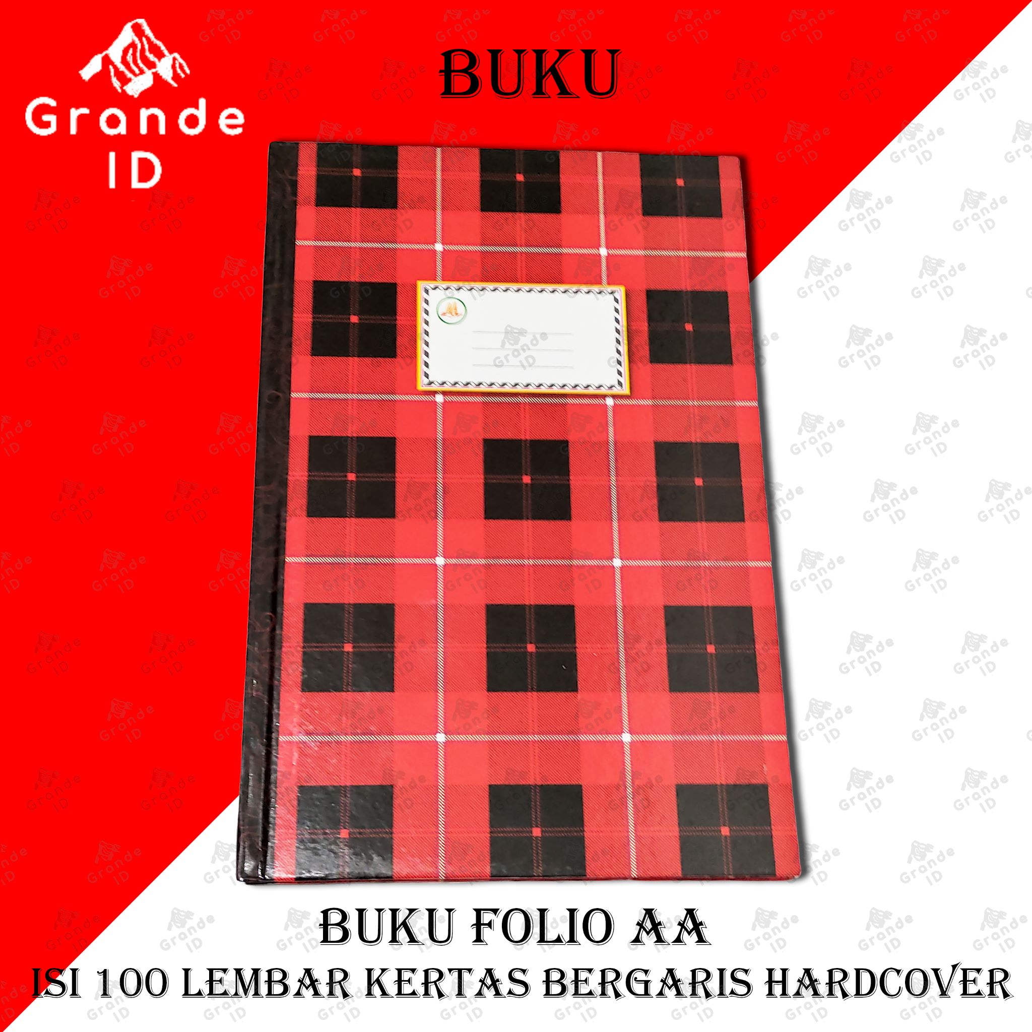 BUKU FOLIO AA ISI 100 LEMBAR HARD COVER | Lazada Indonesia