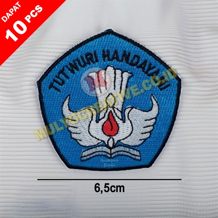 Bordir Logo Tut Wuri Handayani Bordir Tutwuri Besar dan Kecil | Lazada ...