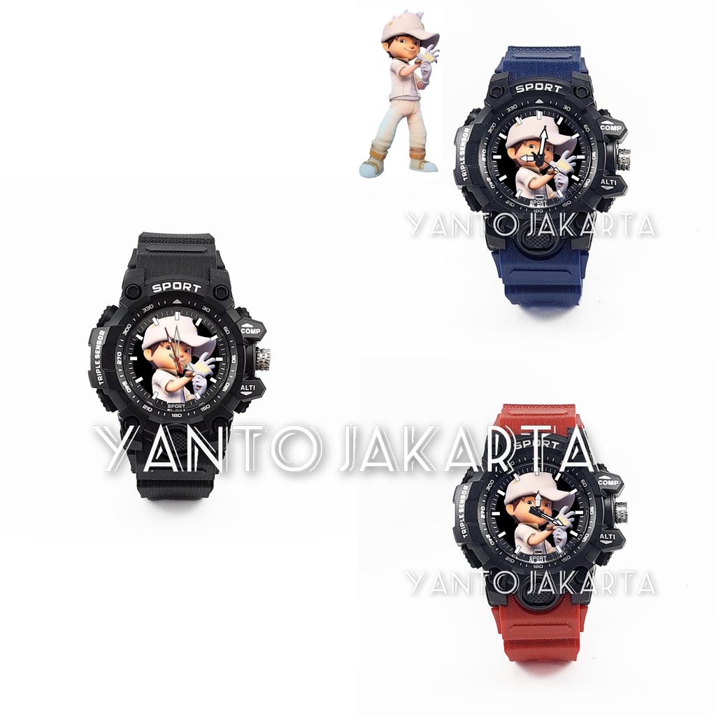 JAM TANGAN ANAK LAKI LAKI BOBO BOY CAHAYA | Lazada Indonesia