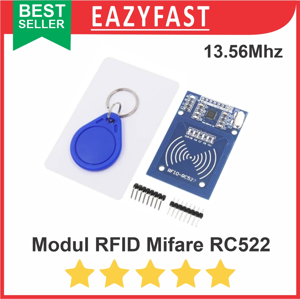 Mifare Rc522 Sensor Rfid Readerwriter Module Arduino Raspberry Pi