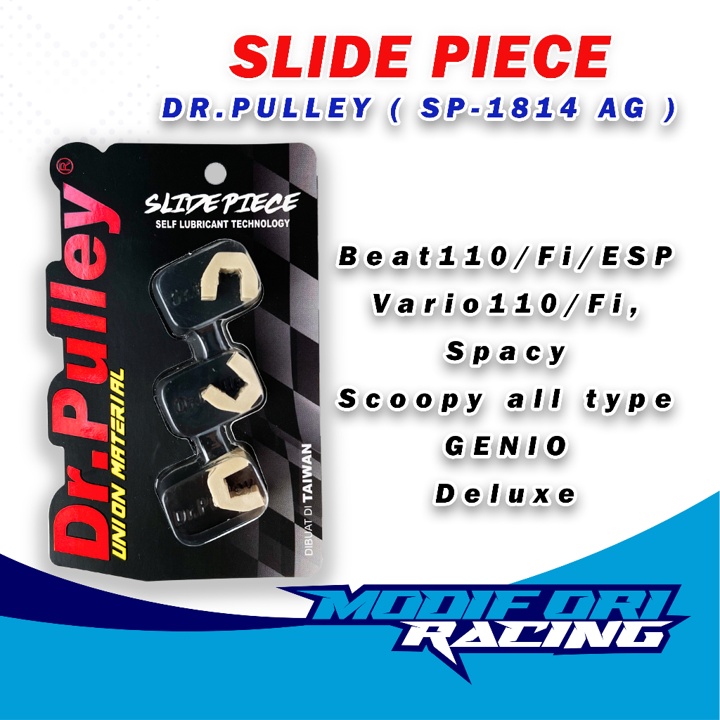 Piece slide Beat Slider Piece Dr Pulley Honda Genio Scoopy 2021 Beat FI ...