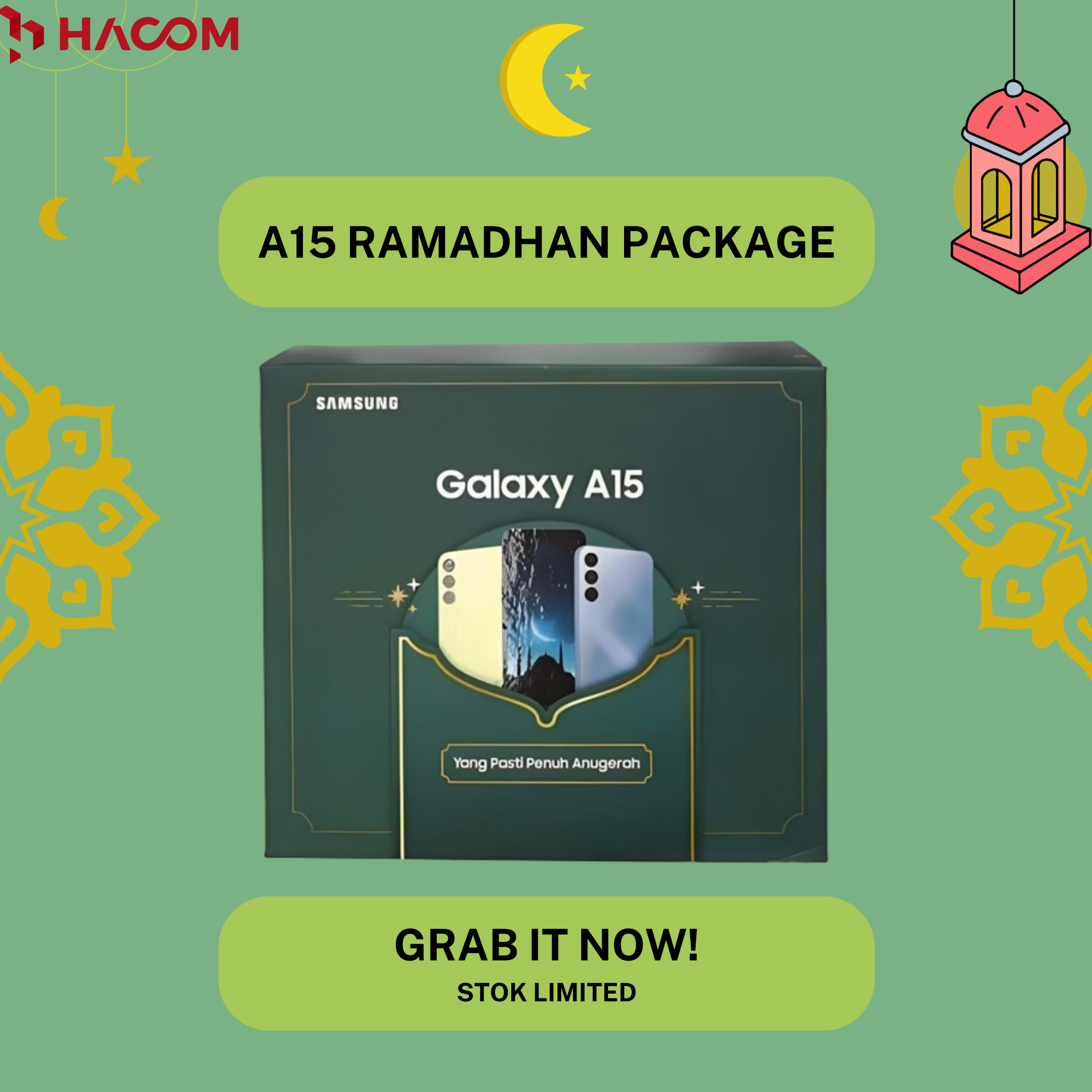 Samsung Galaxy A15 Special Ramadhan Package | Lazada Indonesia