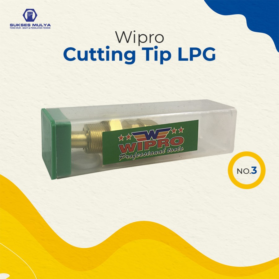 Cutting Tip Nozzle No.1 No.2 No.3 WIPRO Type M / Mata Las Blender ...