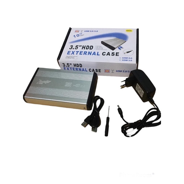 Casing Hardisk External 3.5 SATA USB 2.0 HDD Case HDD Enclosure FOR PC ...