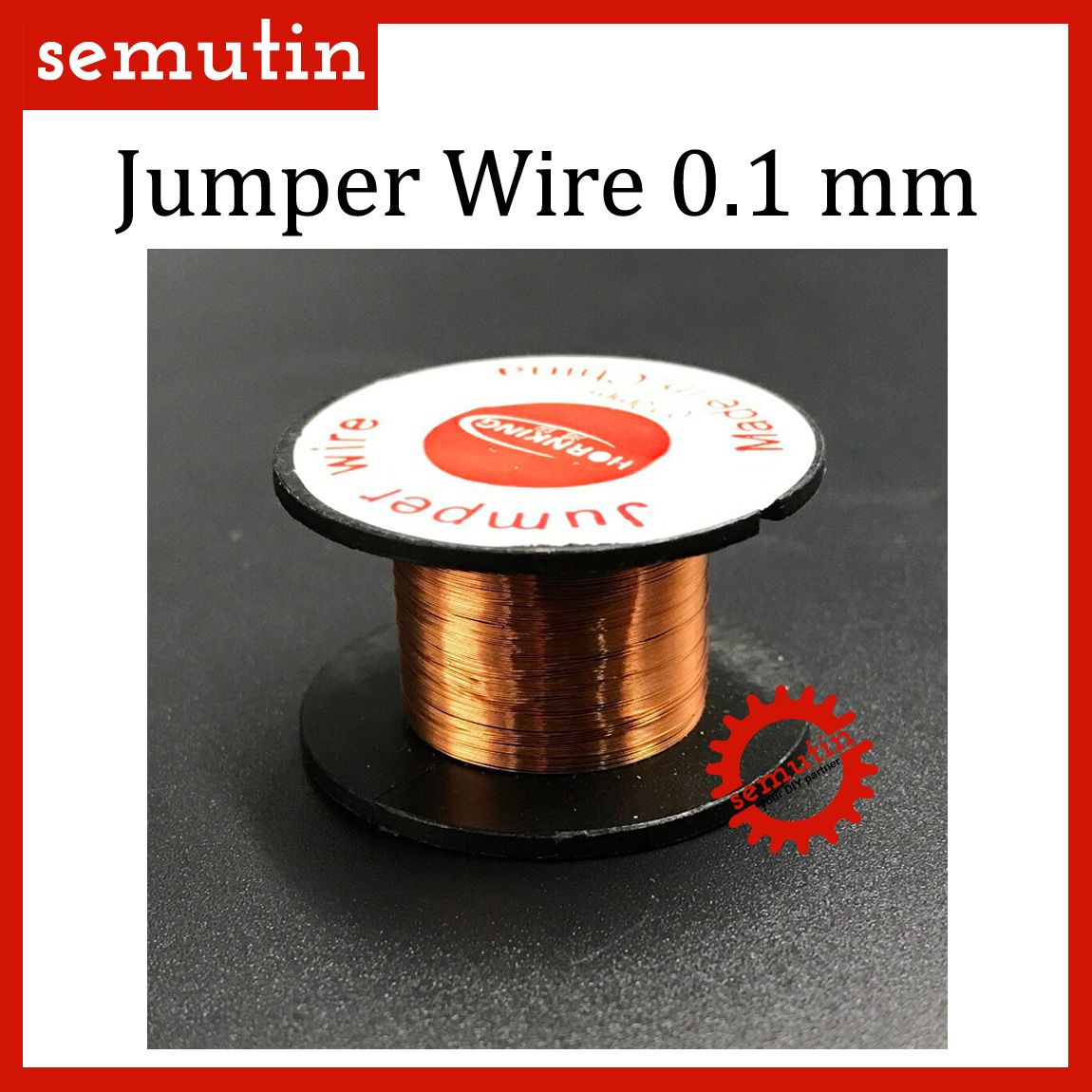 Jumper Wire 0.1 mm / Kawat Tembaga Tipis / Kabel Email Copper HP SMD ...