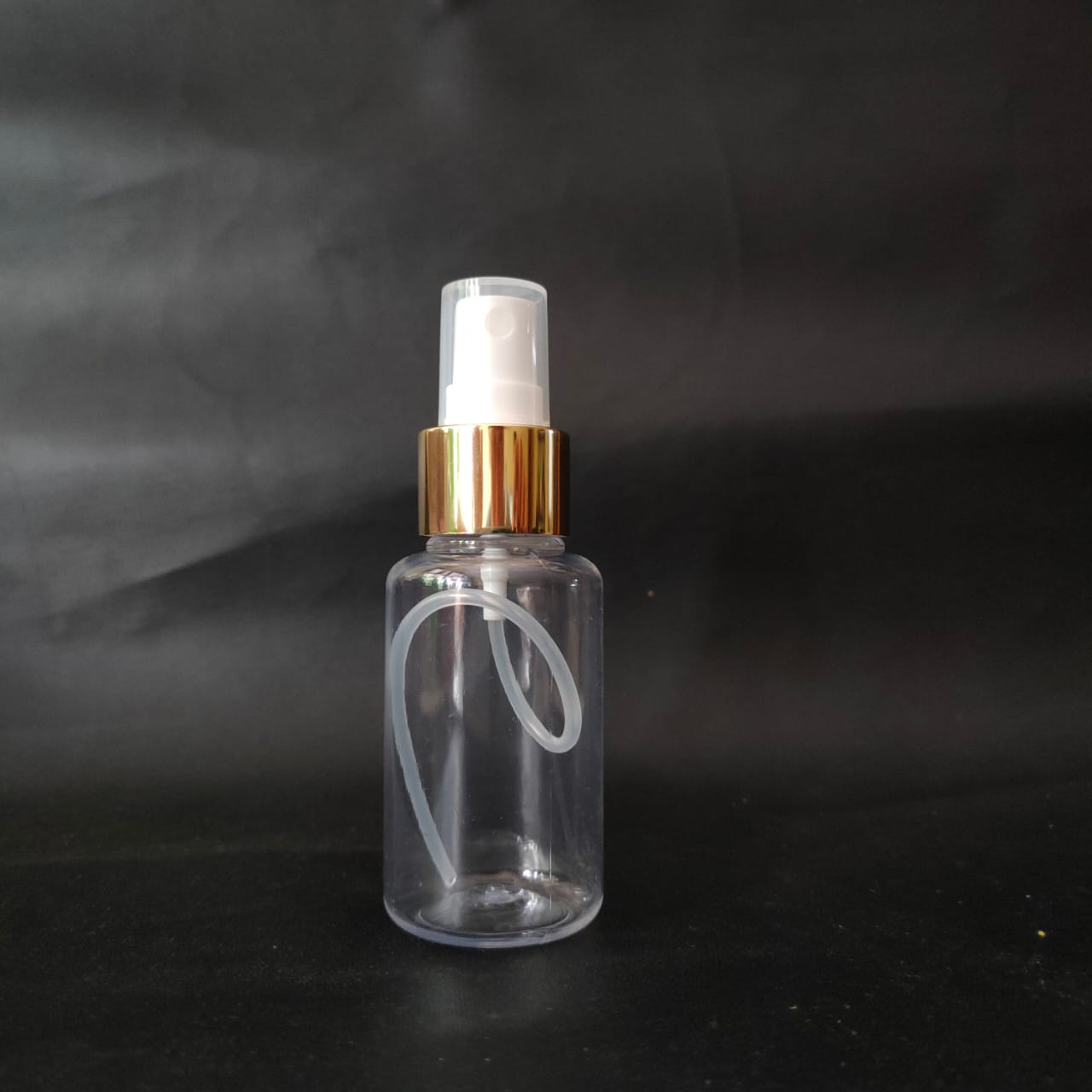 BOTOL SPRAY GOLD SILVER 70ML BENING TUBULAR HALF COVER / BOTOL 70ML ...