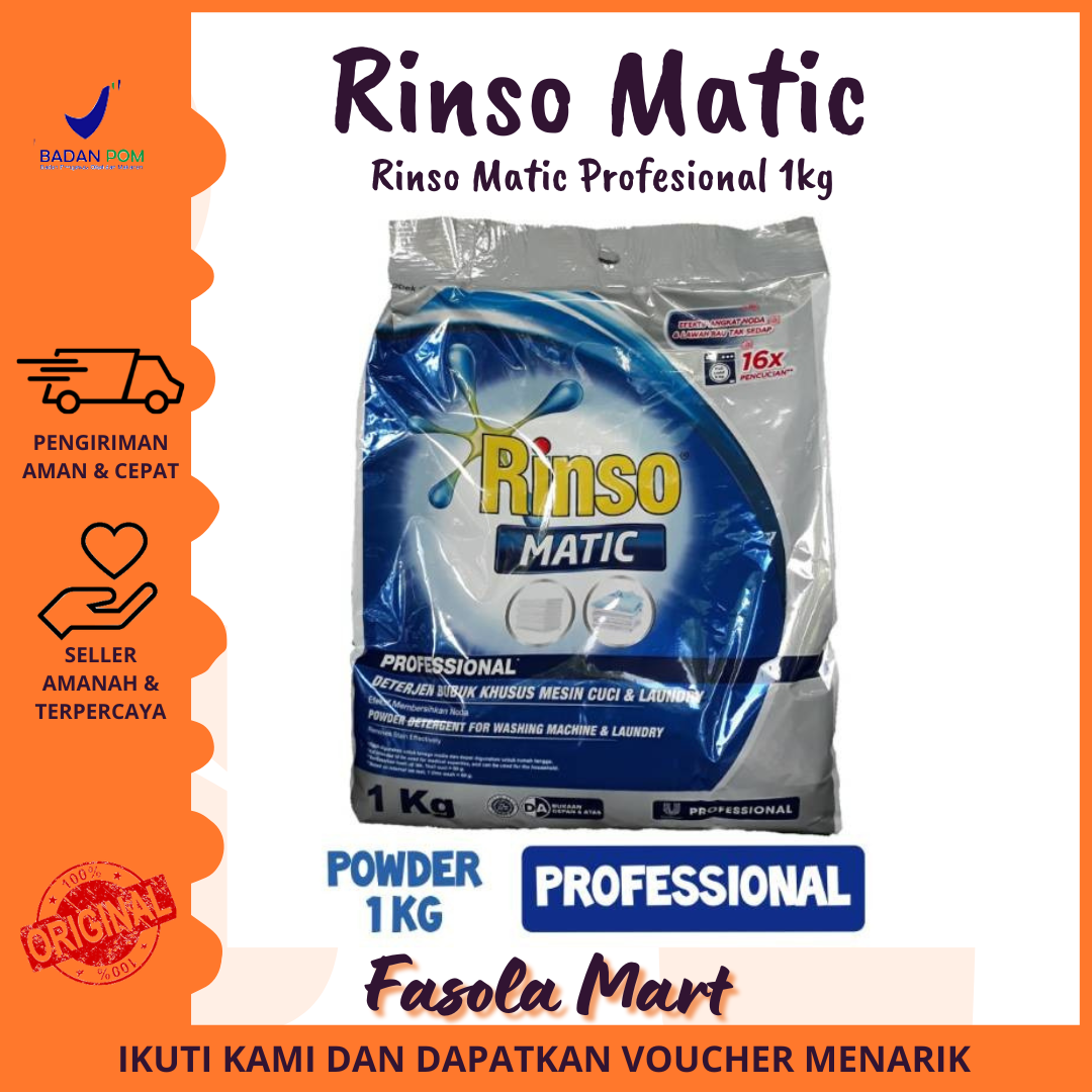 Rinso matic professional 1000gram deterjen bubuk | Lazada Indonesia
